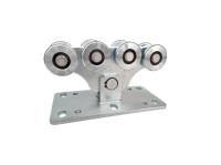 China Small Cantilever Gate Wheel Heavy Duty Steel Rolling Cantilever Gate System 8 Wheel for sale