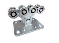 China Small Cantilever Gate Wheel Heavy Duty Steel Rolling Cantilever Gate System 8 Wheel for sale