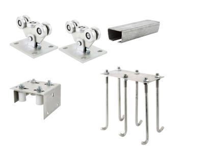 China Sliding door hardware 8 wheels 5 wheels Sliding door hardware outdoor silvery gold cantilever kits for sale