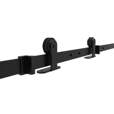 China Exterior  Top Mount Stainless Steel Barn Door Hardware for sale