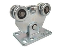 China White Zinc Heavy Duty Cantilever Gate Track System 5 Wheel Small 400kg Load for sale