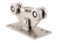 China Galvanized Heavy Duty Sliding Cantilever Gate Roller For Cantilever Gate 5 Middle Wheel for sale