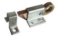 China Heavy Duty Brass Sliding Door Bolt Lock Yellow White Zinc 68mm for sale