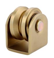 China 43mm 58mm 60mm Sliding Gate Wheel Heavy Duty Double Bearings Y Groove External for sale