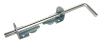 China Heavy Duty  Double Sided Sliding Door Latch For Sliding Door Zinc Silver for sale