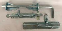 China 180mm Heavy Duty Sliding Door Bolt Left Or Right Gate Lock Latch Barrel Bolt for sale
