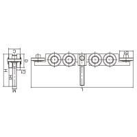 China Internal Truck Hanging Door Rollers 10 Wheels Cantilever Gates Guide Wheels  JNK for sale
