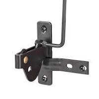 China Metallic Gold Silver Black Sliding Door Bolt Latches Hardware Adjustable Steel for sale