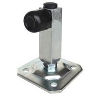 China 80mm Ground Install Rolling Gate Stopper For Cars Cattle With Rubber Bottom Plate for sale