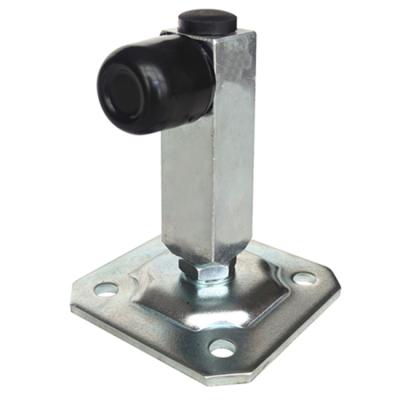 China 80mm Ground Install Rolling Gate Stopper For Cars Cattle With Rubber Bottom Plate for sale