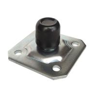 China Black Fence Gate Door Stopper Hinge Rubber Steel Gate Stopper Metal for sale