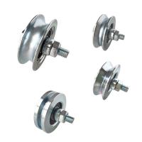 China U Groove Aluminium Sliding Window Wheel With Single Bearing For Office for sale