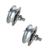 China U Groove Aluminium Sliding Window Wheel With Single Bearing For Office for sale