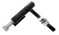 China Self Closing 7'' Steel Weld On Barrel Hinges Long Bolt Steel Powder Coated Black for sale