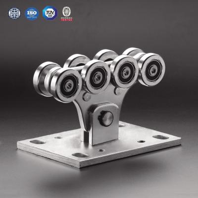 China iron cantilever gate carriage with 5 or 8 wheels for sale