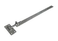 China Large Heavy Duty Wood Fence Gate Hinge Hardware With Fixing Plate M20 M24 Adjustable for sale