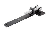 China Large Heavy Duty Wood Fence Gate Hinge Hardware With Fixing Plate M20 M24 Adjustable for sale