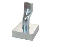 China adjustable Bottom sliding gate hinge Hardware with pin steel gate brackets 0.59KGS for sale