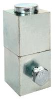 China adjustable Bottom sliding gate hinge Hardware with pin steel gate brackets 0.59KGS for sale