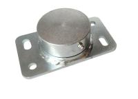 China 40mm farm bottom swing gate hinge Hardware heavy duty  Steel With Round Bar Plate rotating for sale