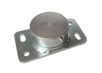 China 40mm farm bottom swing gate hinge Hardware heavy duty  Steel With Round Bar Plate rotating for sale