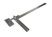 China M24 300mm heavy duty black wood gate hinge Hardware for wooden gates fittings hardware T plated for sale