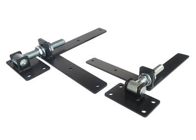 China M24 300mm heavy duty black wood gate hinge Hardware for wooden gates fittings hardware T plated for sale