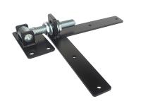 China M24 300mm heavy duty black wood gate hinge Hardware for wooden gates fittings hardware T plated for sale