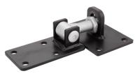 China M24x100mm Galvanised Steel Gate Hinge For Heavy Wooden Gates Brackets With Plate for sale