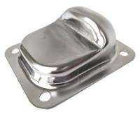 China Yard Two Leaf Centre Gate Stopper Outdoor 120x100mm Gate Leaf Stopper Stainless Steel 304 for sale