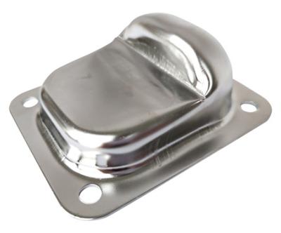 China Yard Two Leaf Centre Gate Stopper Outdoor 120x100mm Gate Leaf Stopper Stainless Steel 304 for sale