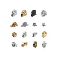 China 4.72 inch 120mm U Groove Sliding Gate Wheels Heavy Duty Double Bottom Mount for sale