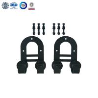 China 12x12 120 Inch Barn Gate Hardware 6.6ft Horseshoe Sliding Barn Door Hardware Handle for sale