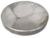 China 4 Inch 3 Inch 2 Inch Galvanized Round Fence Post Caps 100mm Metal for sale