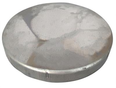 China 4 Inch 3 Inch 2 Inch Galvanized Round Fence Post Caps 100mm Metal for sale
