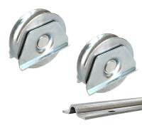 China 4in Automatic Gate Opener Wheels U Groove Steel Gate Roller Wheel With Double Plates Round for sale