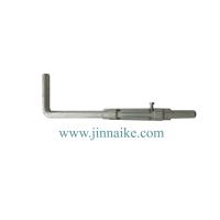 China barn Rotatable self latching sliding door lock latch outdoor Black silvery gold for sale
