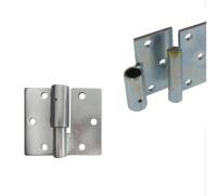 China Welding Gates Adjustable Hinge M20 With Nut Iron Q235 for sale