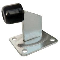 China 100x80 Aluminium Double Swing Gate Stopper In Ground Galvanized Steel Big Rubber for sale