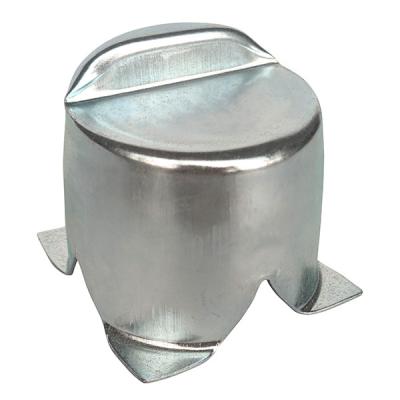 China 93mm Exterior Gate Floor Stopper Hinge Iron Gate Stopper Latch Zinc Plated for sale