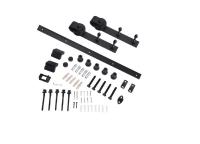 China SLIDING BARN DOOR ROLLERS HANGING DOOR HARDWARE BENT PLATE BARN DOOR ROLLER for sale