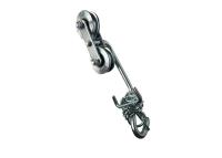 China Q235 Steel Banana Trolley Roller With Chains for sale