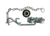 China Zinc Plated Hardware Banana Trolley Cableway for sale