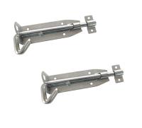China Barrel Sliding Door Bolt 2 Bolt Aluminium Sliding Door Drop Bolt Lock Padbolt Outdoor for sale