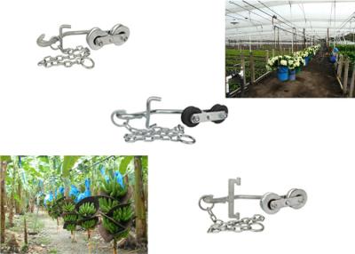 China 250KG Agricultural  Banana Cableway Rollers Trolley  For Fast Transport Hardware Banana Garruchas for sale