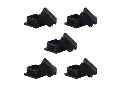 China 2 In. X 2 In. Black Square Plastic Post Cap For Fence 50mmx50mm 100mmx100mm for sale