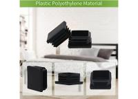 China Rectangular Fence Post Caps 75mm X 75mm 200x200 4x4 Black Plastic Nylon for sale