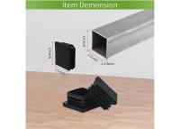 China Rectangular Fence Post Caps 75mm X 75mm 200x200 4x4 Black Plastic Nylon for sale
