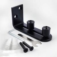 China Wooden door Black Iron powder iron interior Diamond coating of silda door kits for sale