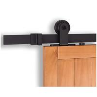 China Wooden door Black Iron powder iron interior Diamond coating of silda door kits for sale